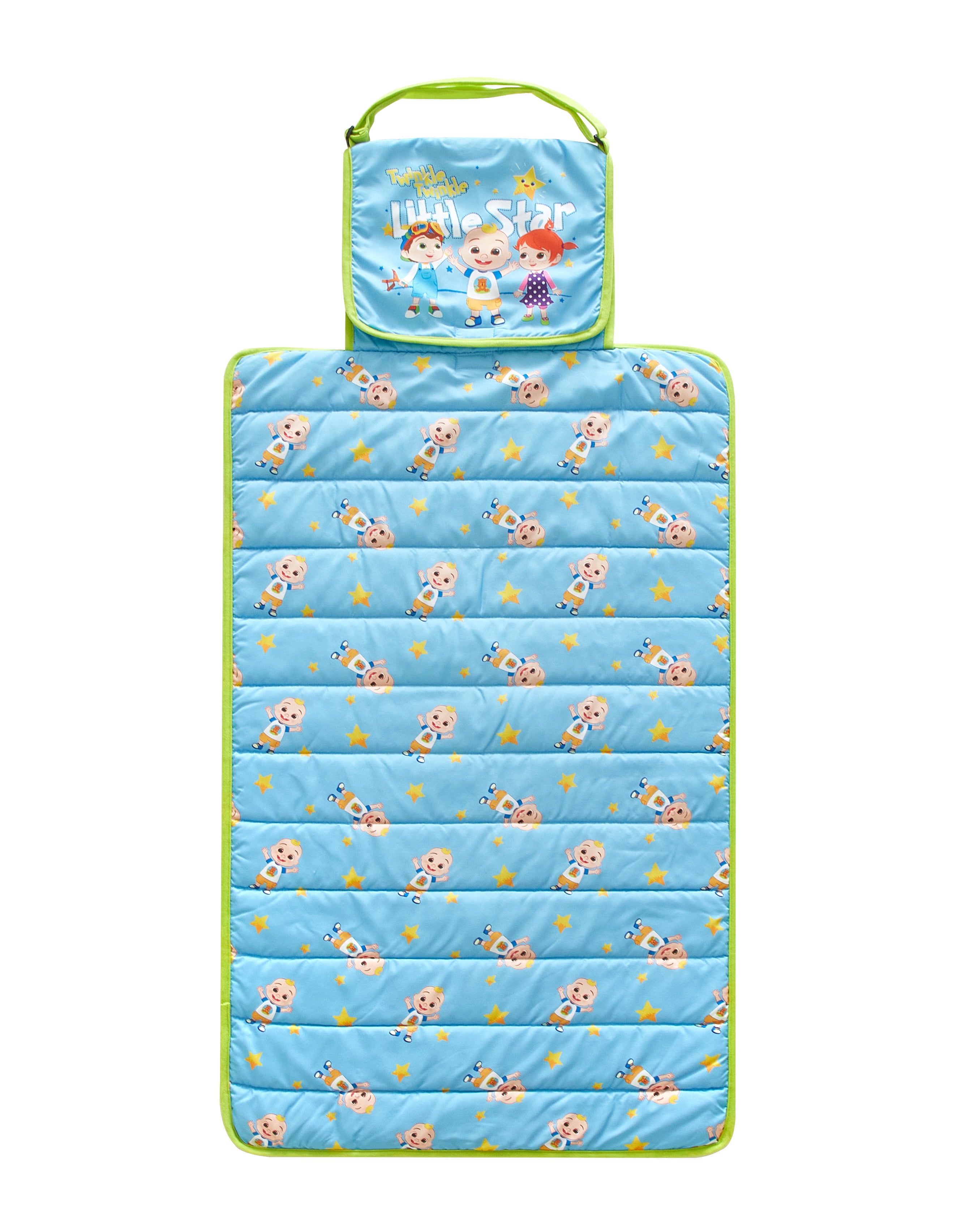 Cocomelon Super Soft Travel Nap Mat for Kids, Blue - Walmart.com