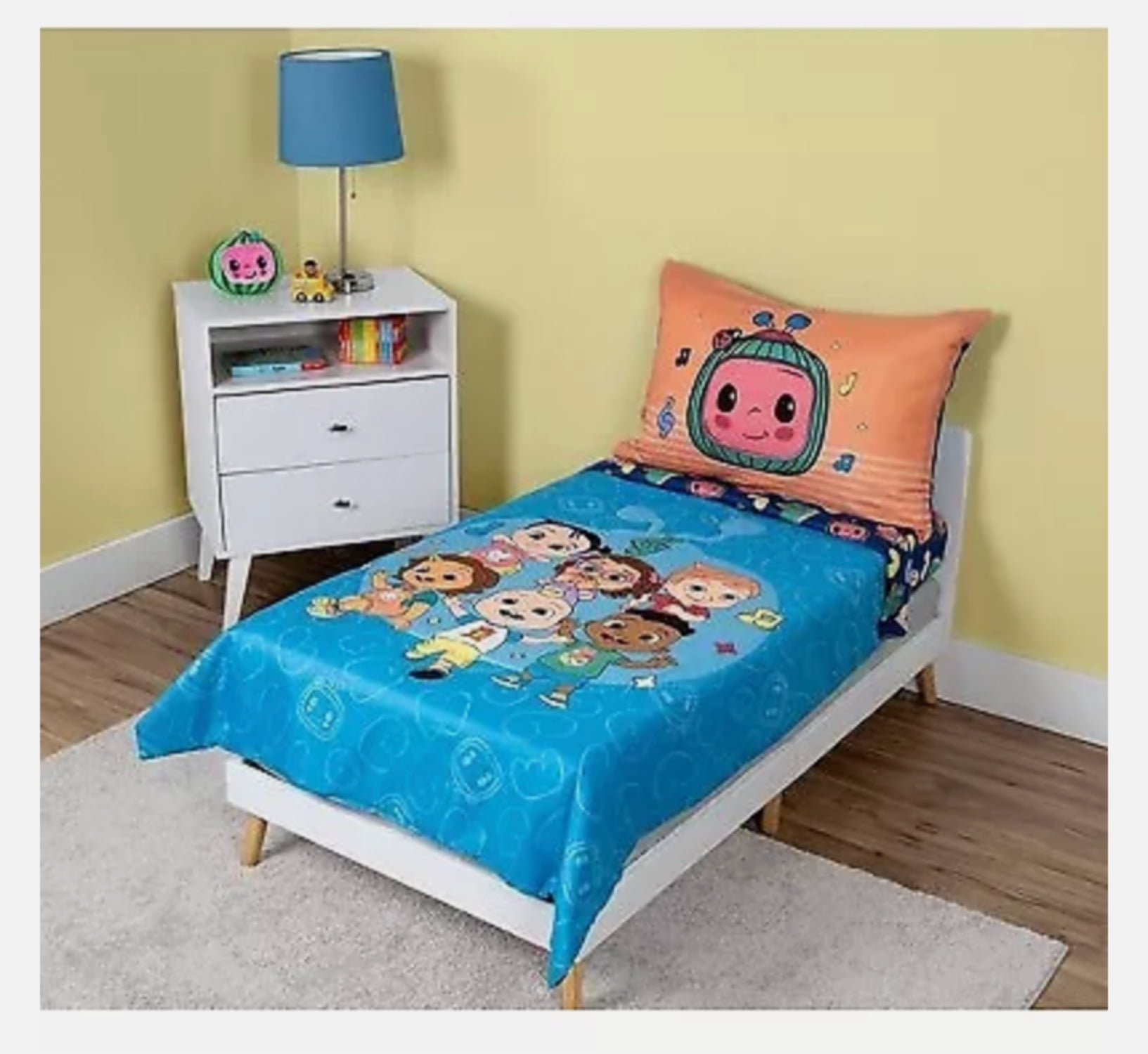 Cocomelon Toddler - Crib Size Bedding Comforter Set - Walmart.com