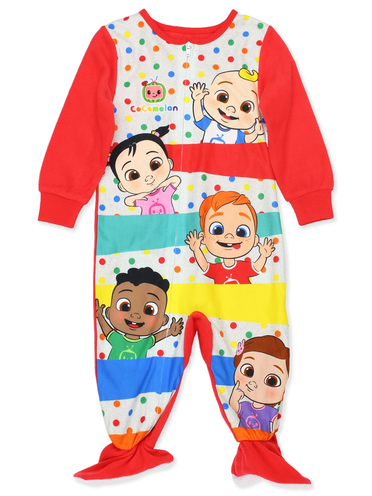 Cocomelon JJ Baby Pajama Onesie - Toddler Infant Footed Blanket Sleeper ...