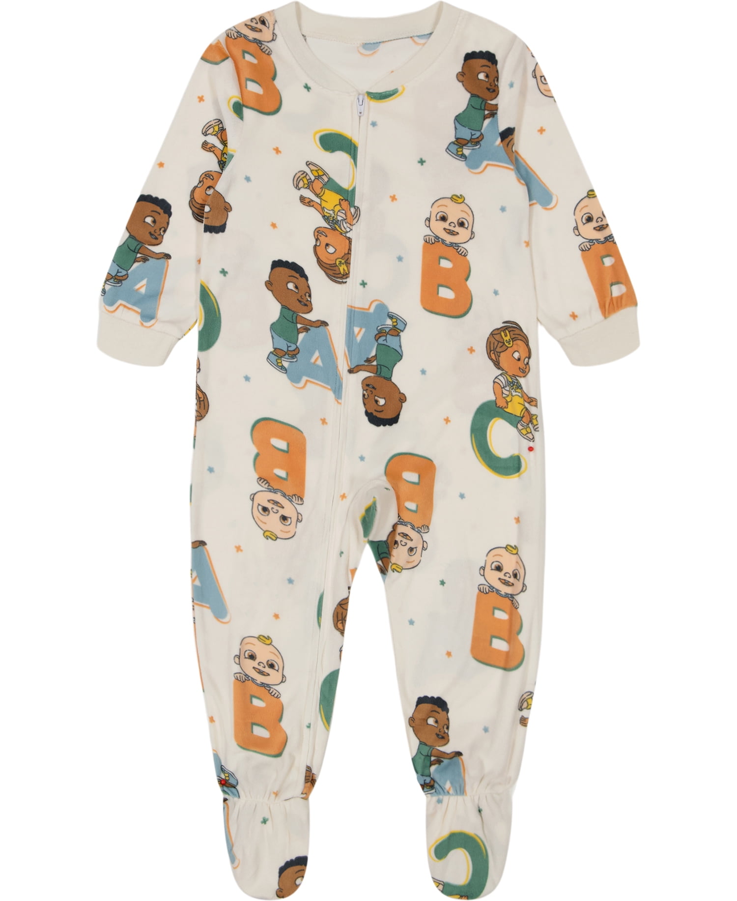 Cocomelon Toddler One Piece Sleeper Pajamas, Sizes 12M-5T - Walmart.com