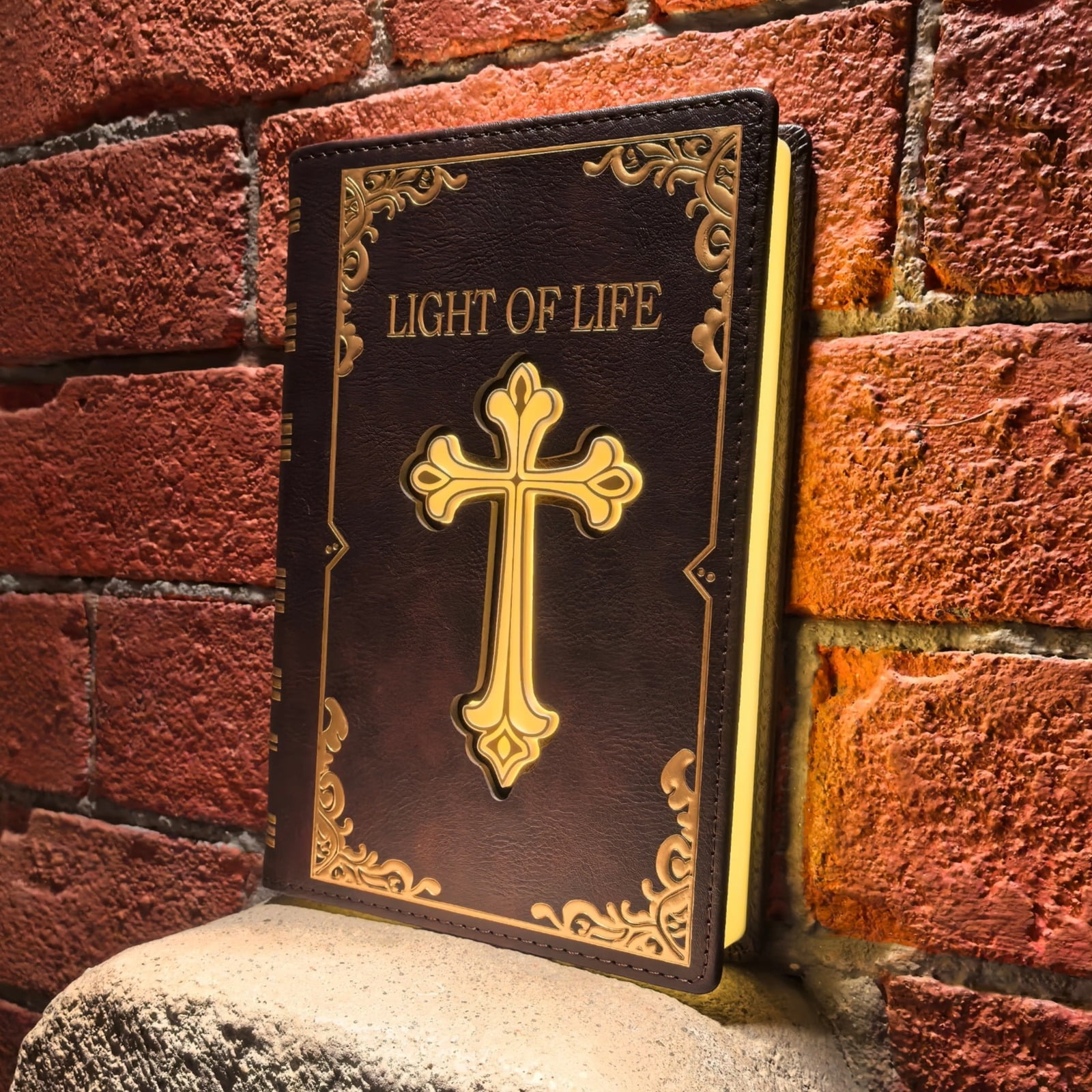Coconano Bible Book Light, Jesus Cross Night Light, Rechargeable ...