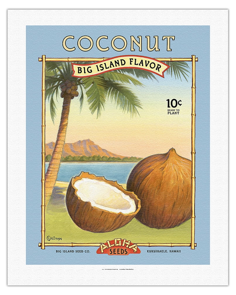 Coconut - Aloha Seeds - Big Island Seed Company - Big Island Flavor ...