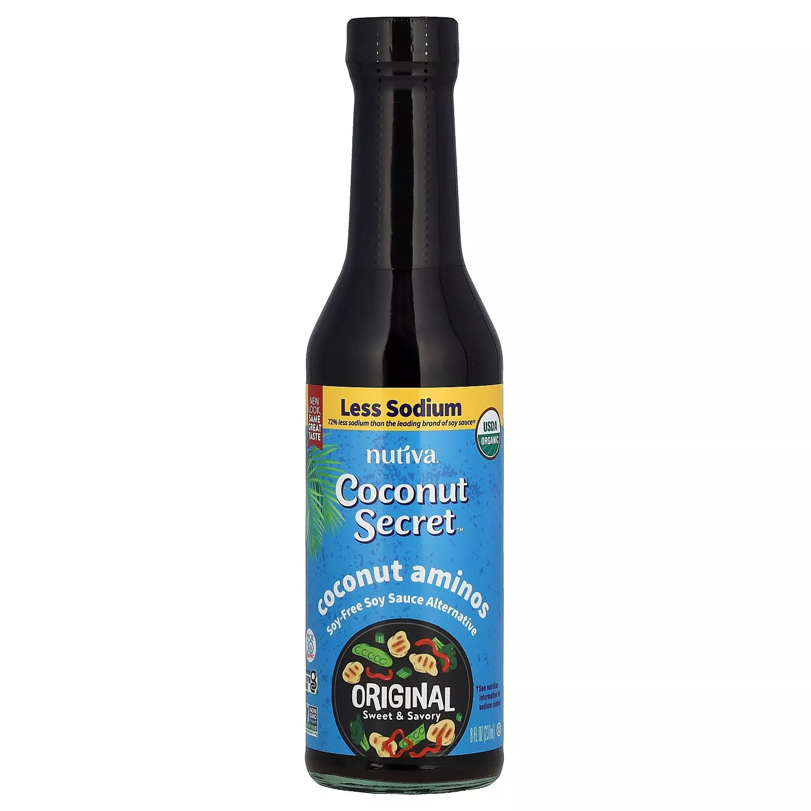 Coconut Aminos, Soy-Free Soy Sauce Alternative, Original , 8 fl oz (237 ...
