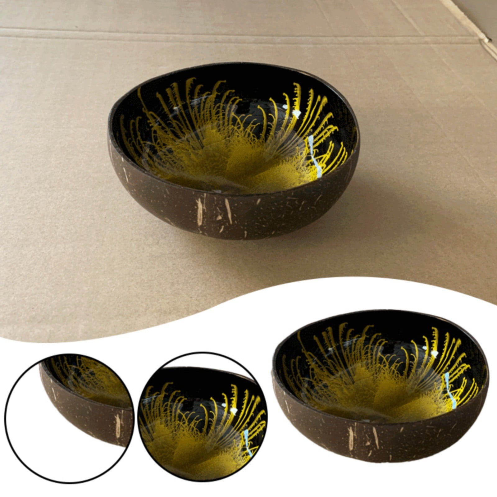 Coconut Bowls Decorative Bowl for Keys for Entryway Table Candy Bowl ...