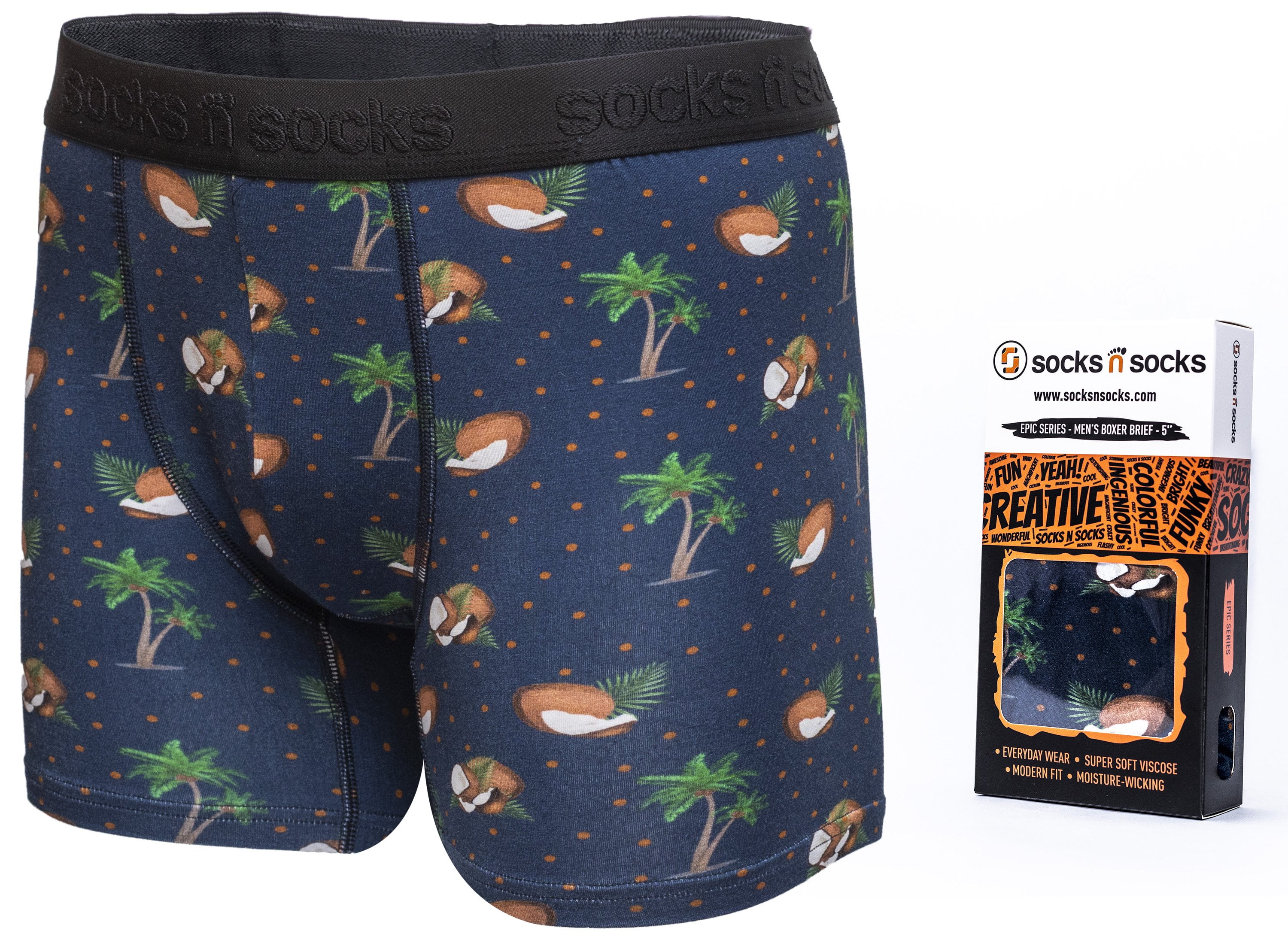 Coconut Boxer Brief - Walmart.com