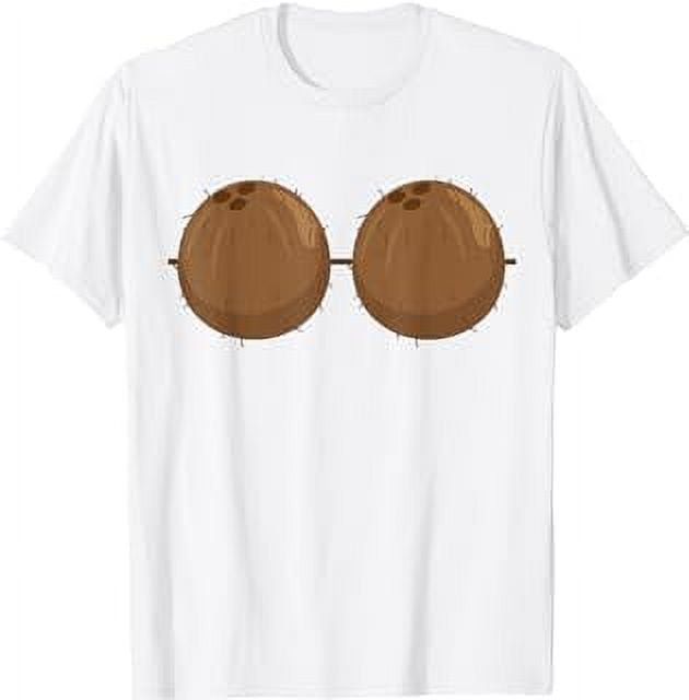 Coconut Bra - Funny Bra - Tropical Bra - Coconut Bikini Luau T-Shirt ...