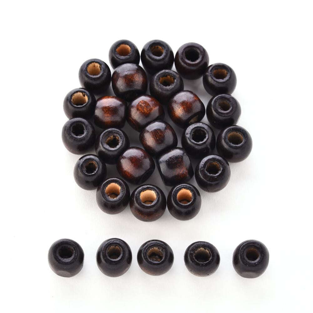 Coconut Brown Barrel Natural Wood Beads Lead Free 12x11mm Hole: 5mm ...