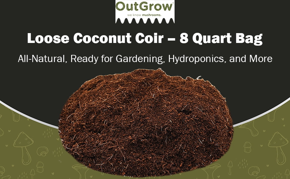 Loose Coconut Coir - 8 Quart Bag - Walmart.com