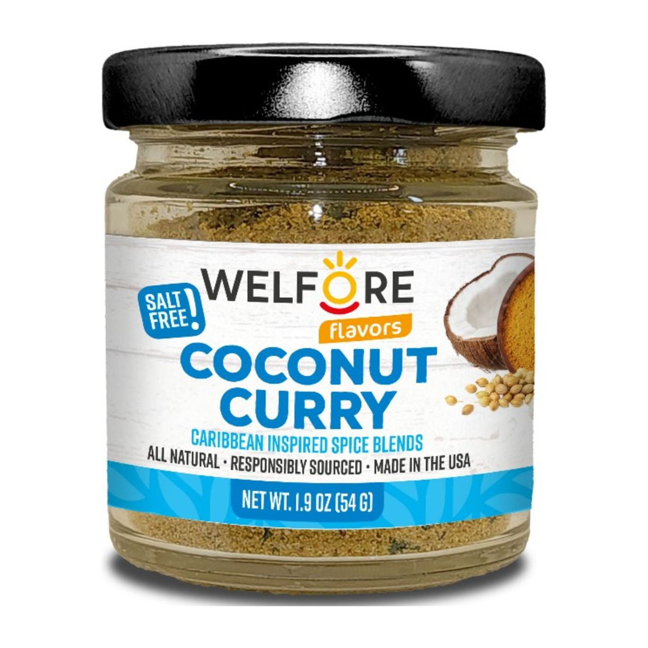 Coconut Curry Blend, Caribbean Spice Mix, All-Natural Seasonings ...