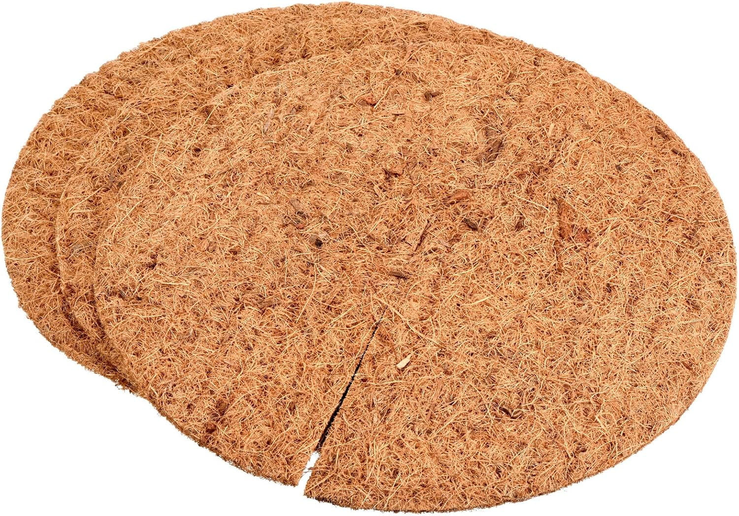 Coconut Fiber Mulch Ring Mat 16 Inch, 3 Pack Thick Y Coco Coir Tree ...