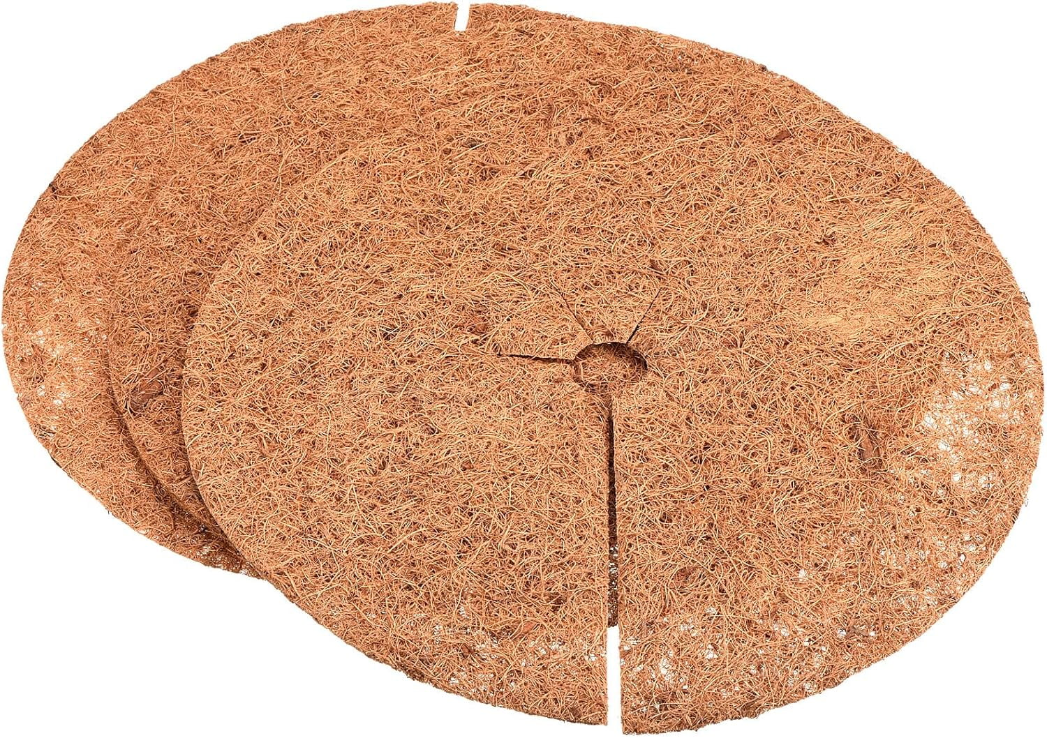 Coconut Fiber Mulch Ring Mat 16 Inch, 5 Pack Coco Coir Tree Protector ...