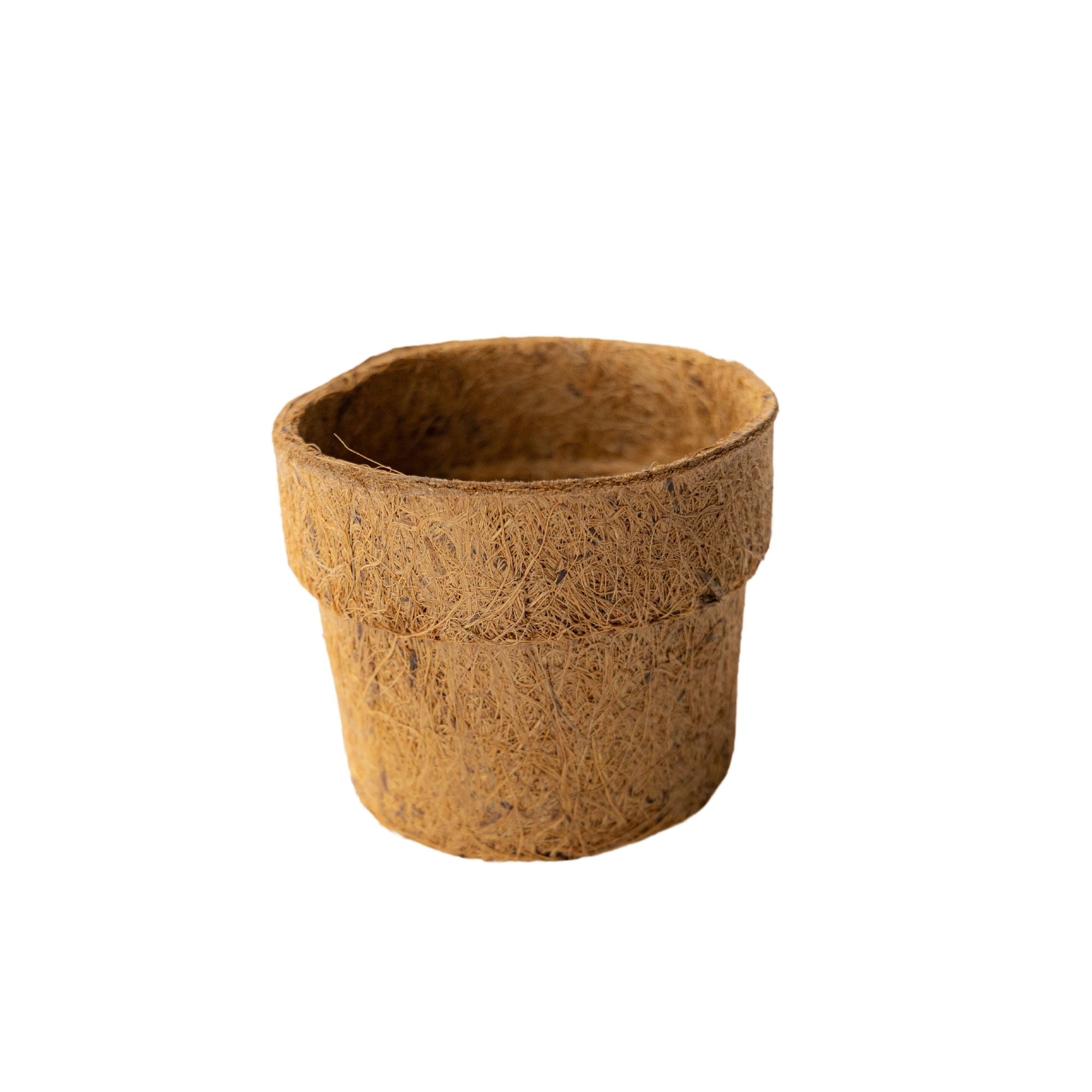 Coconut Fiber Planter Pots - 10 Pack - 4 In. Rim by 3.25 In. Tall ...
