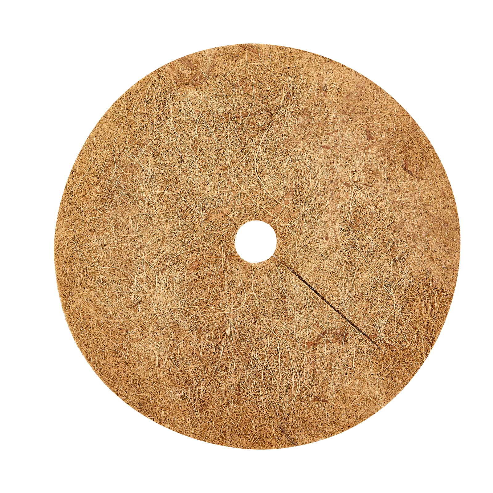 Coconut Fibers Mulch Ring Tree Protector Mat, 5.91 Inch Coco Coir Tree ...