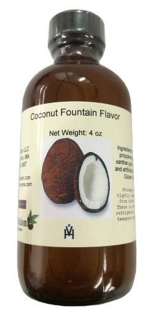 Coconut Flavor Fountain, Low Sugar Water Soluble Tropical Beverage ...
