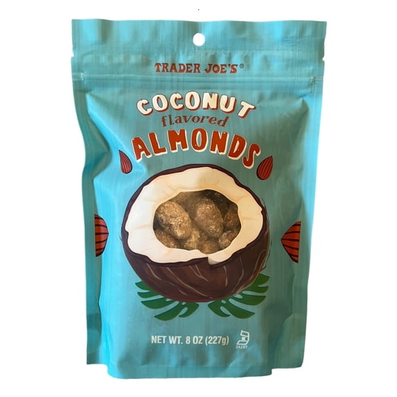 Trader Joe's, Coconut Flavored Almonds, 8oz/227g, Dust with Coconut ...