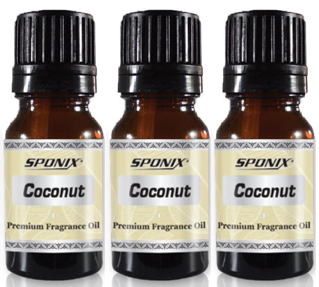 Coconut Fragrance Oil 10 ml / 0.33 oz - 100% Pure by Sponix Made in USA ...