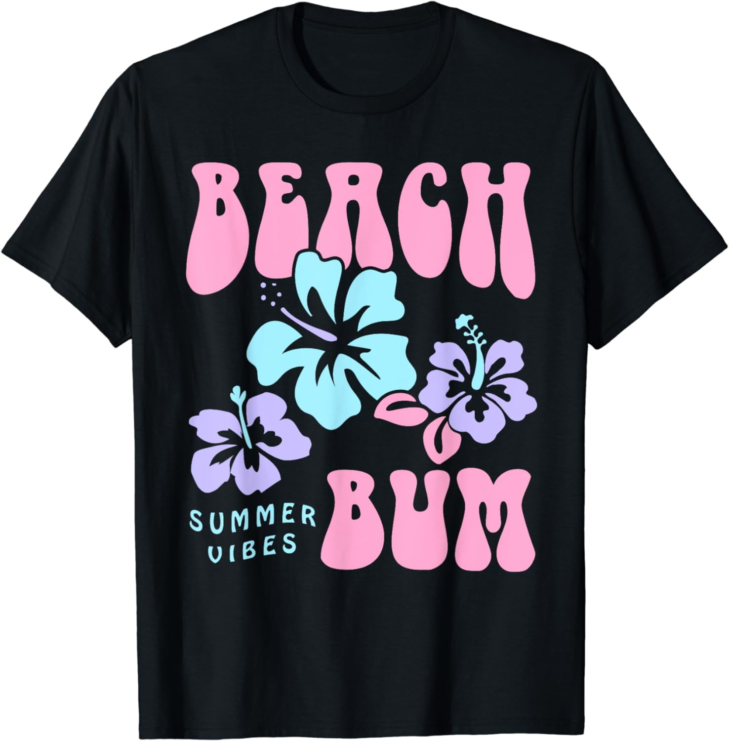Coconut Girl Beach Bum Pastel Graphic Trendy Beach 90s Retro T-Shirt ...