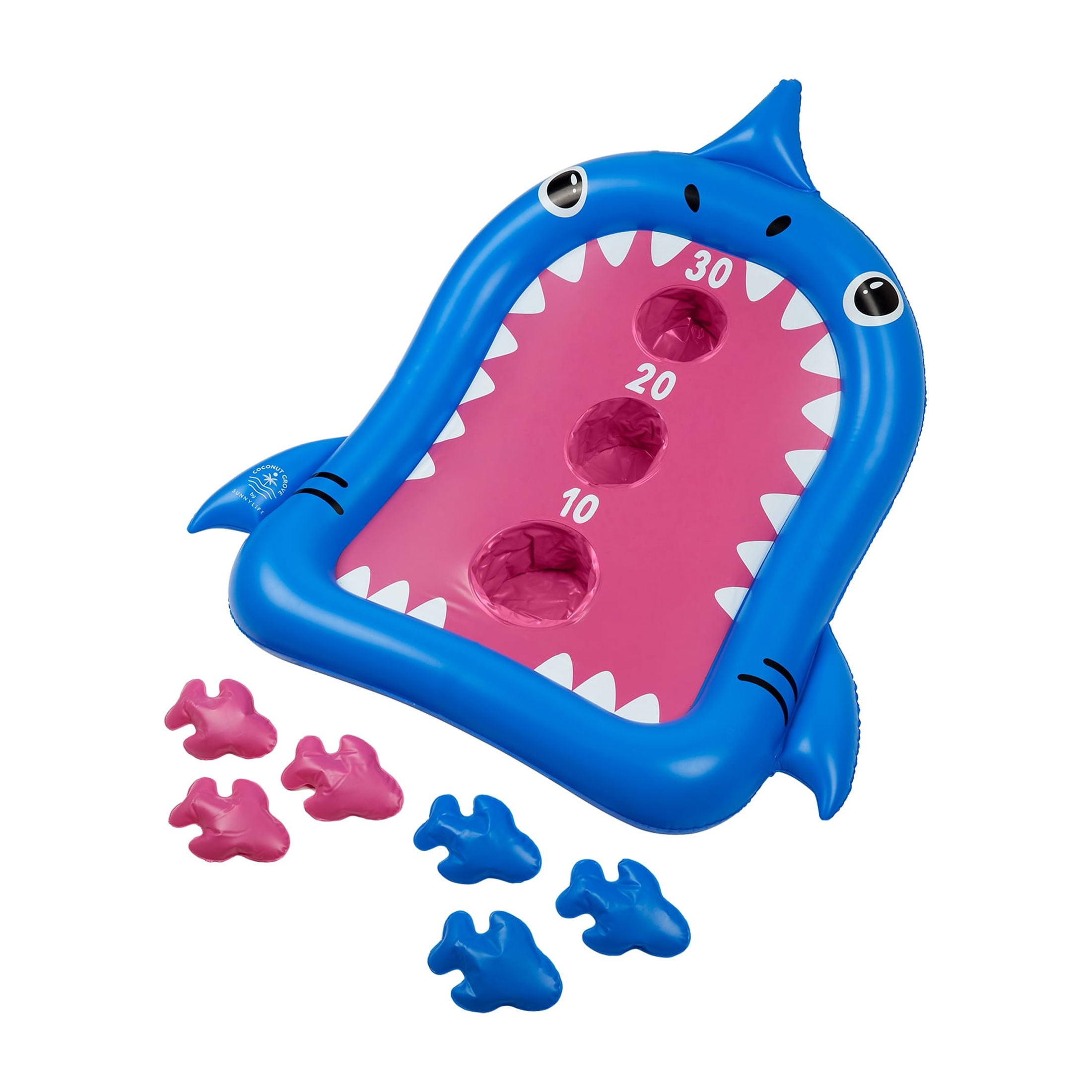 Coconut Grove by Sunnylife - Inflatable Cornhole Finn the Shark - Reef ...
