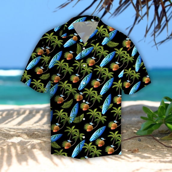 Coconut Island Hibiscus Tropical Hawaiian Shirts title - Walmart.com