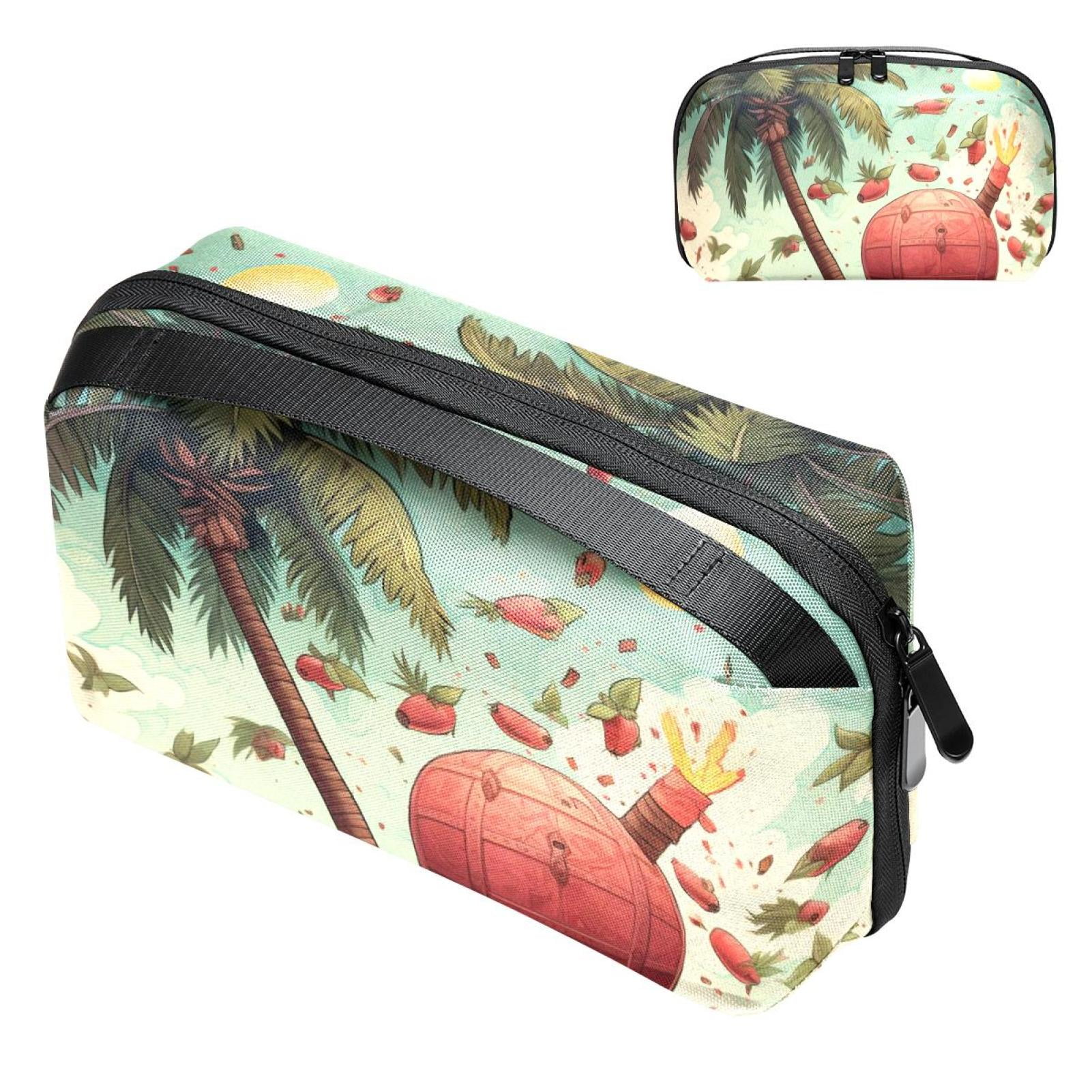 Coconut Jujube Tree Cable Organizer Waterproof Oxford Cloth Travel Case ...