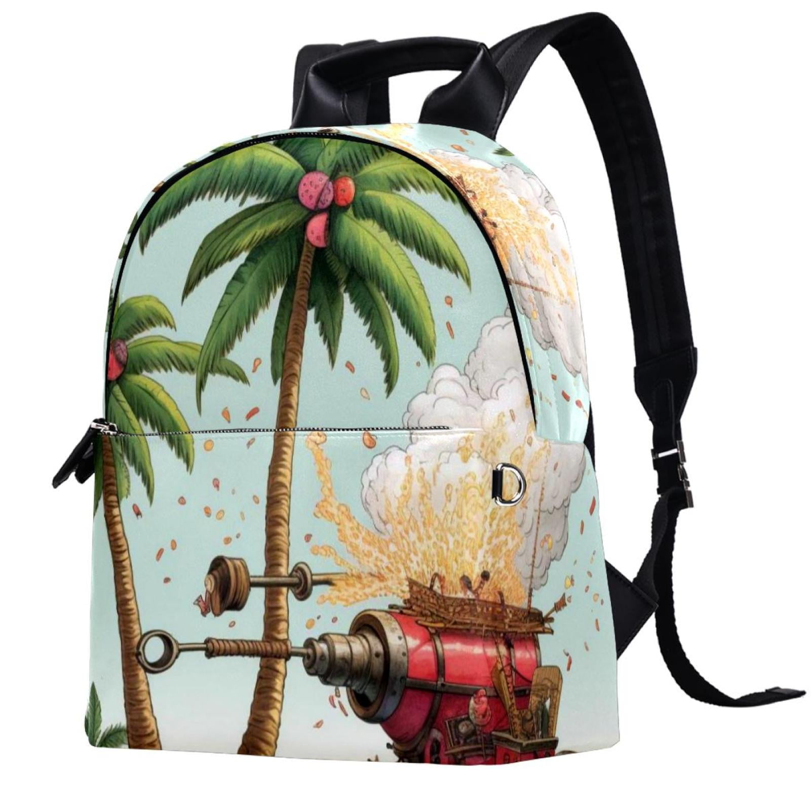 Coconut Jujube Tree Leather Lightweight Work School Canvas Preppy Baby ...