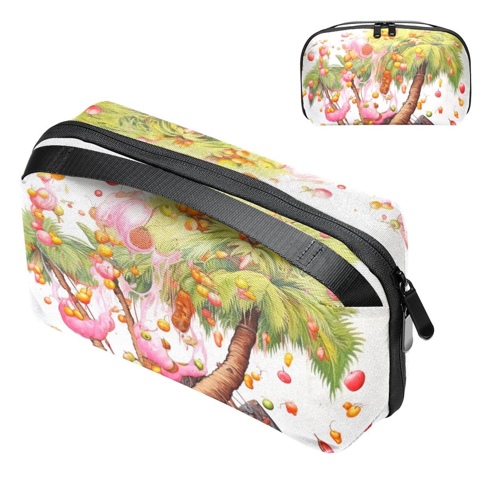 Coconut Jujube Tree Waterproof Oxford Cloth Charger Pouch USB Organizer ...