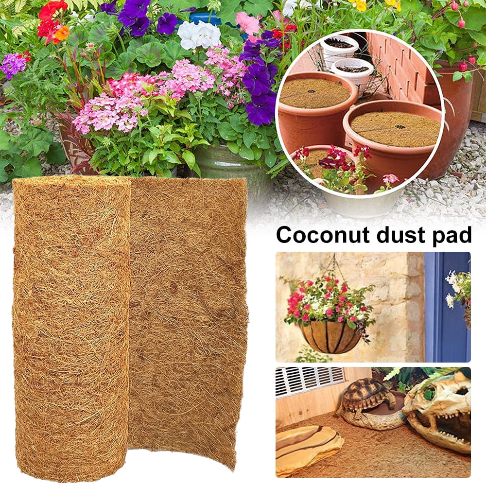 AoHao Coconut Mat Coco Fiber Roll for Planter, Wall Hanging Basket ...
