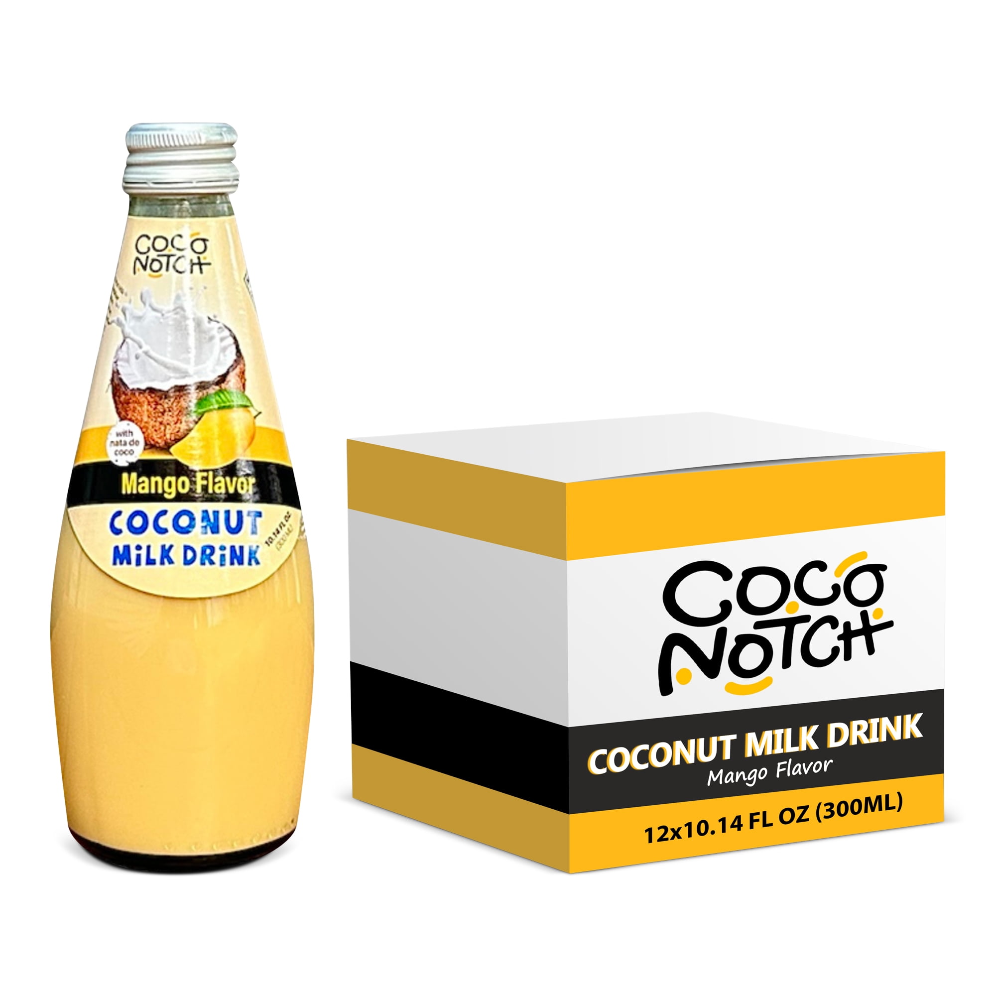 Coconut Milk Drink - Mango Flavor-10.14oz Coconut Milk Drink with Pulp ...