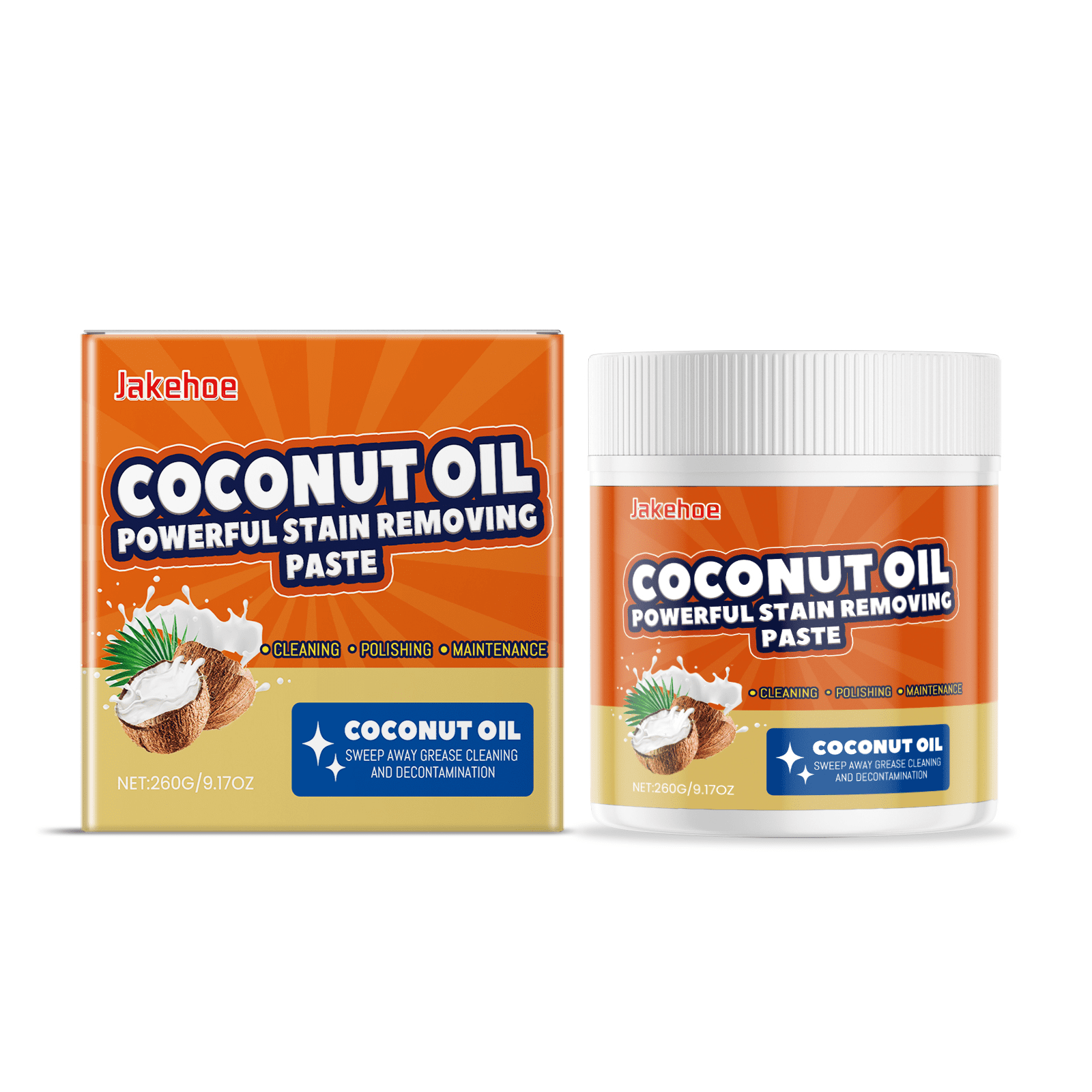 Coconut Oil Decontamination Cream Kitchen Heavy Oil Stain Multi-Purpose ...