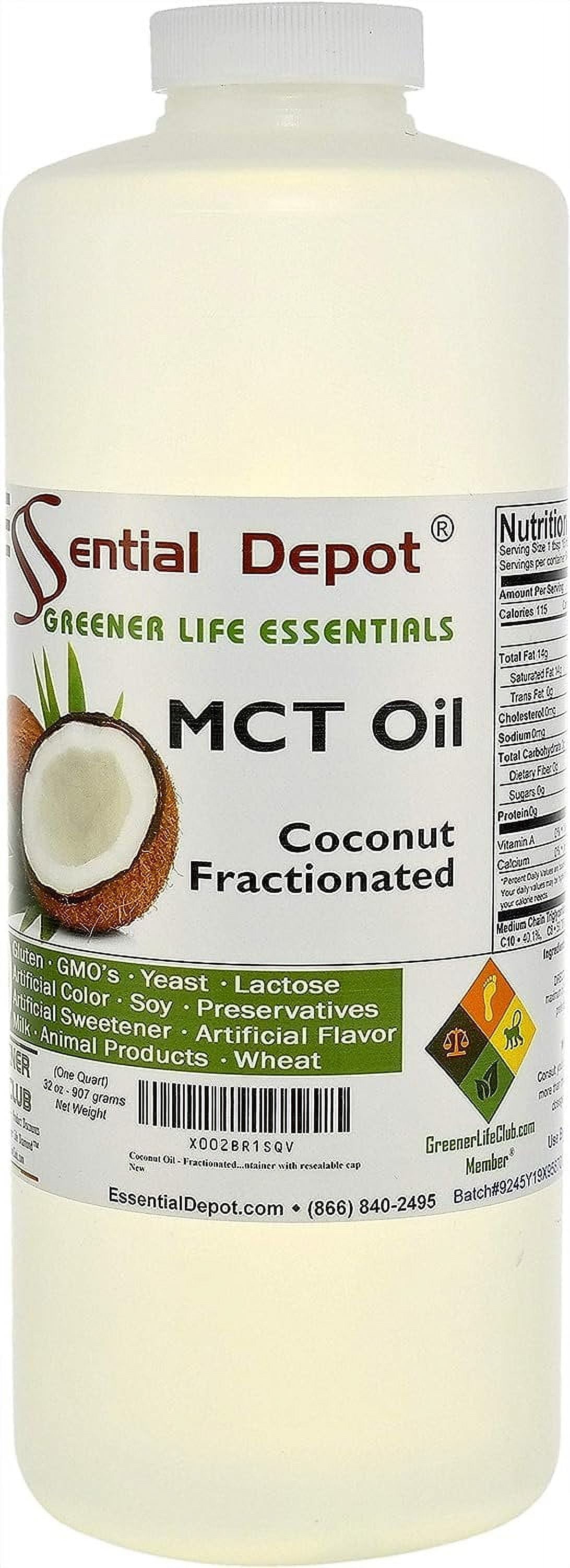 Coconut Oil - Fractionated - MCT Oil - 1 Quart - 32 oz - Food Grade ...