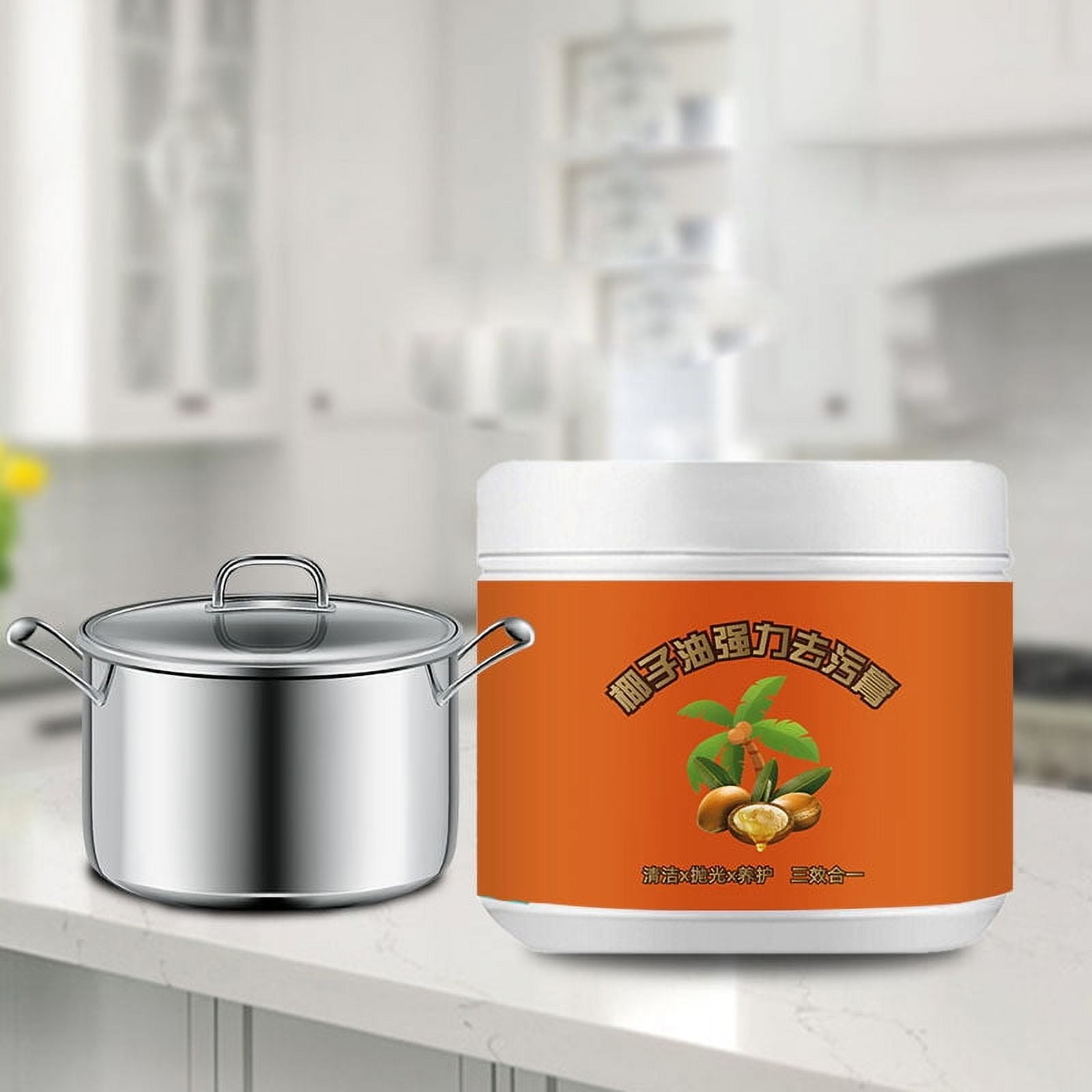 Coconut Oil Strong Oil Removal Cream Bathroom Toilet Floor Polishing ...