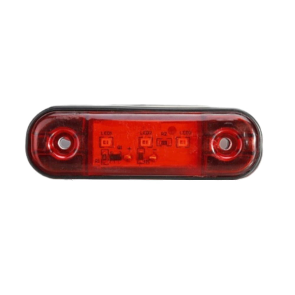 Coconut Ok 12V 24V 3Led Waterproof Turn Signals Side Marker Lamp Red ...