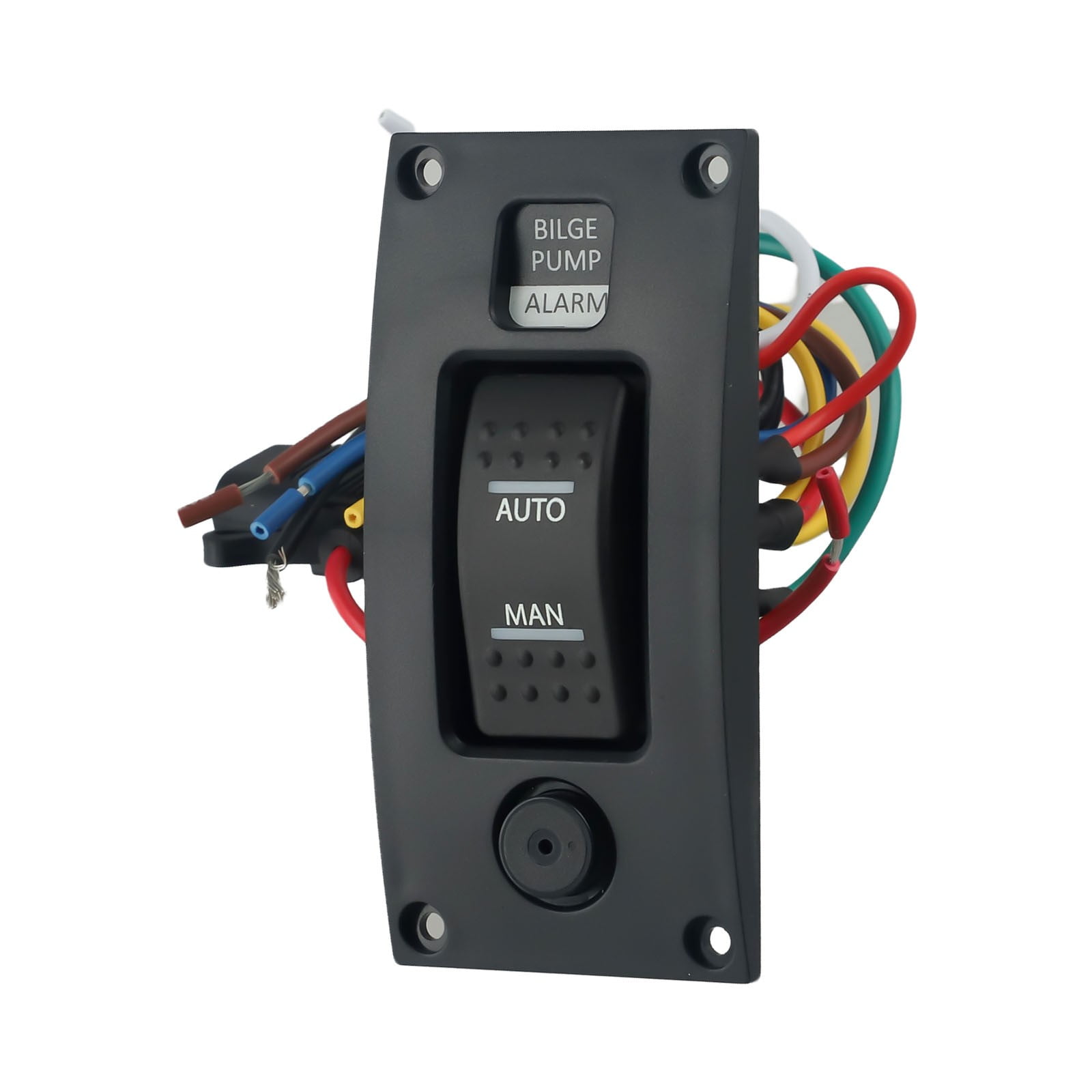 Coconut Ok 3-Way Bilge Alarm Pump Switch Panel Automatic-Off-Manual 12V ...