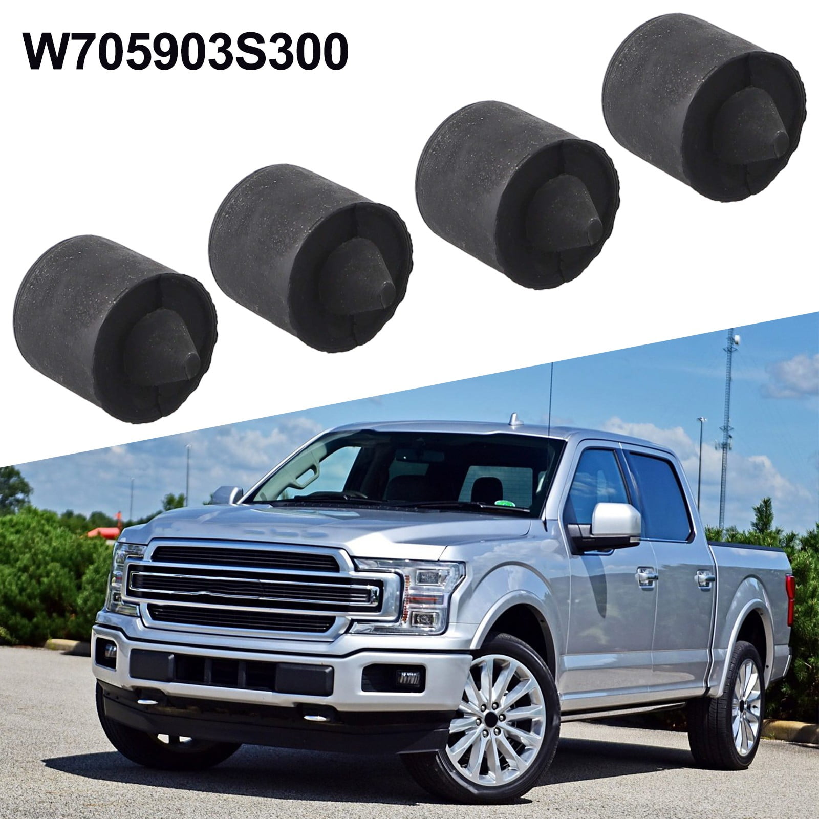 Coconut Ok 4 Pcs for ford for Ranger F150 for Lincoln Exterior Rubber ...