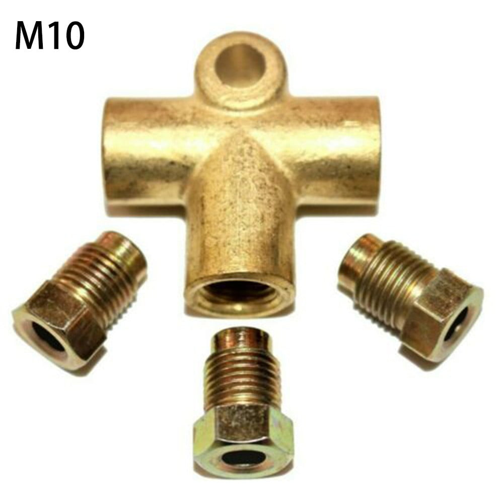 Coconut Ok Brake Pipe Unions 10Mm X 1Mm 3 Way Copper Distributor for 3/ ...