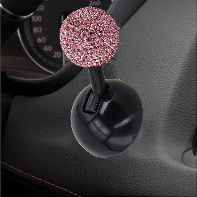 Coconut Ok Car One-Button Start Lever Decorative Rhinestone Ball Start ...
