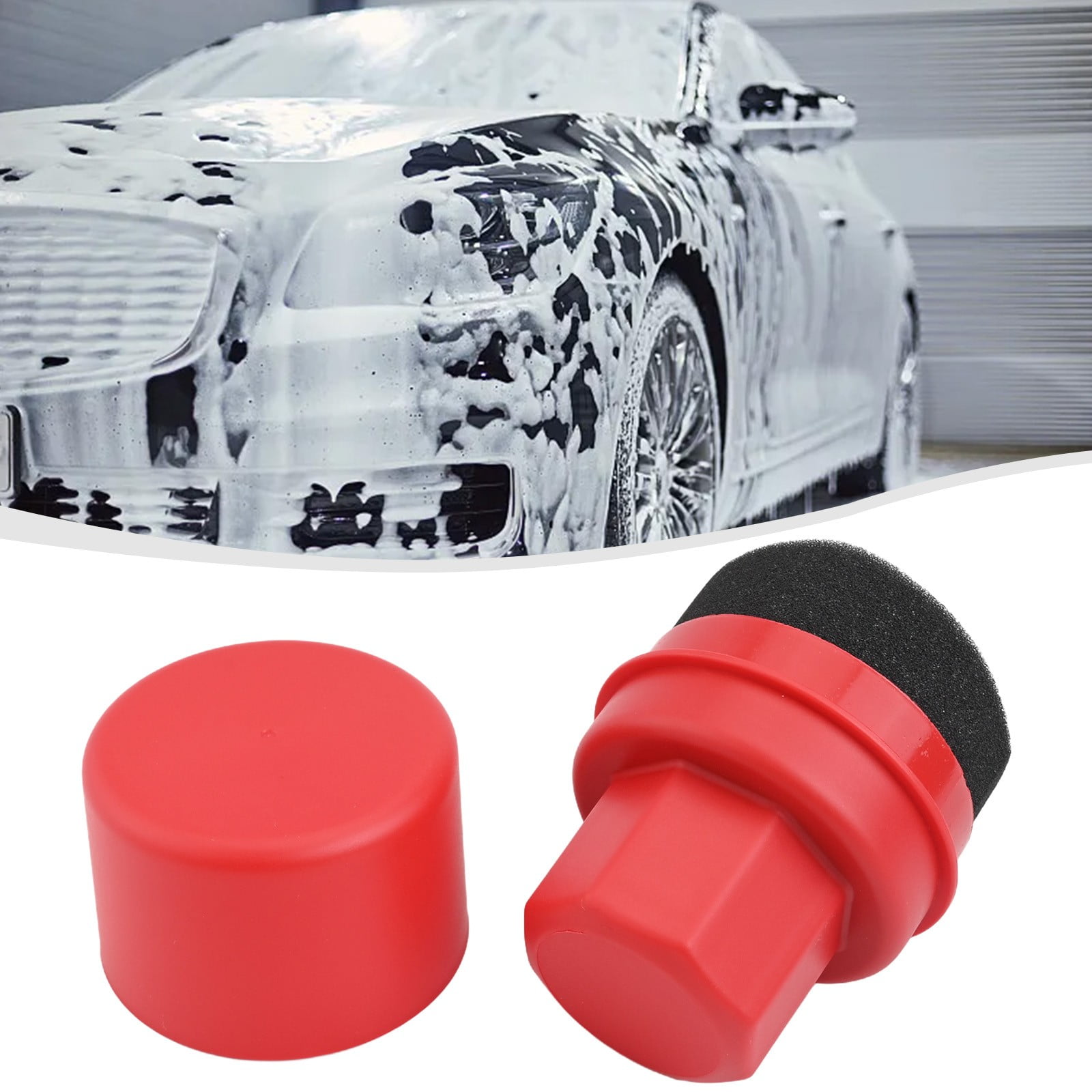 Coconut Ok Car Wheel Polishing Waxing Curved Tire Sponge Brush with ...