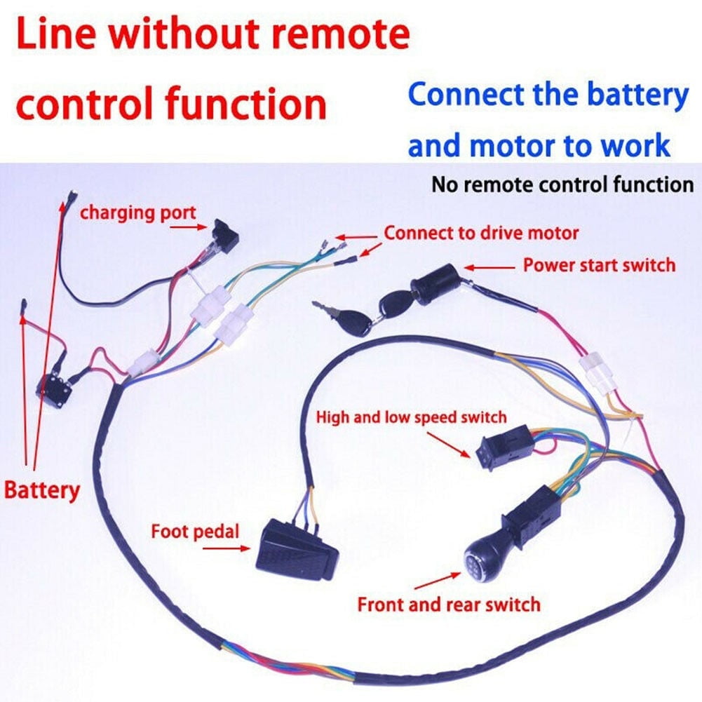 Coconut Ok Diy Wire Switch Receiver Rc Kit Modified Of Kids Electric ...