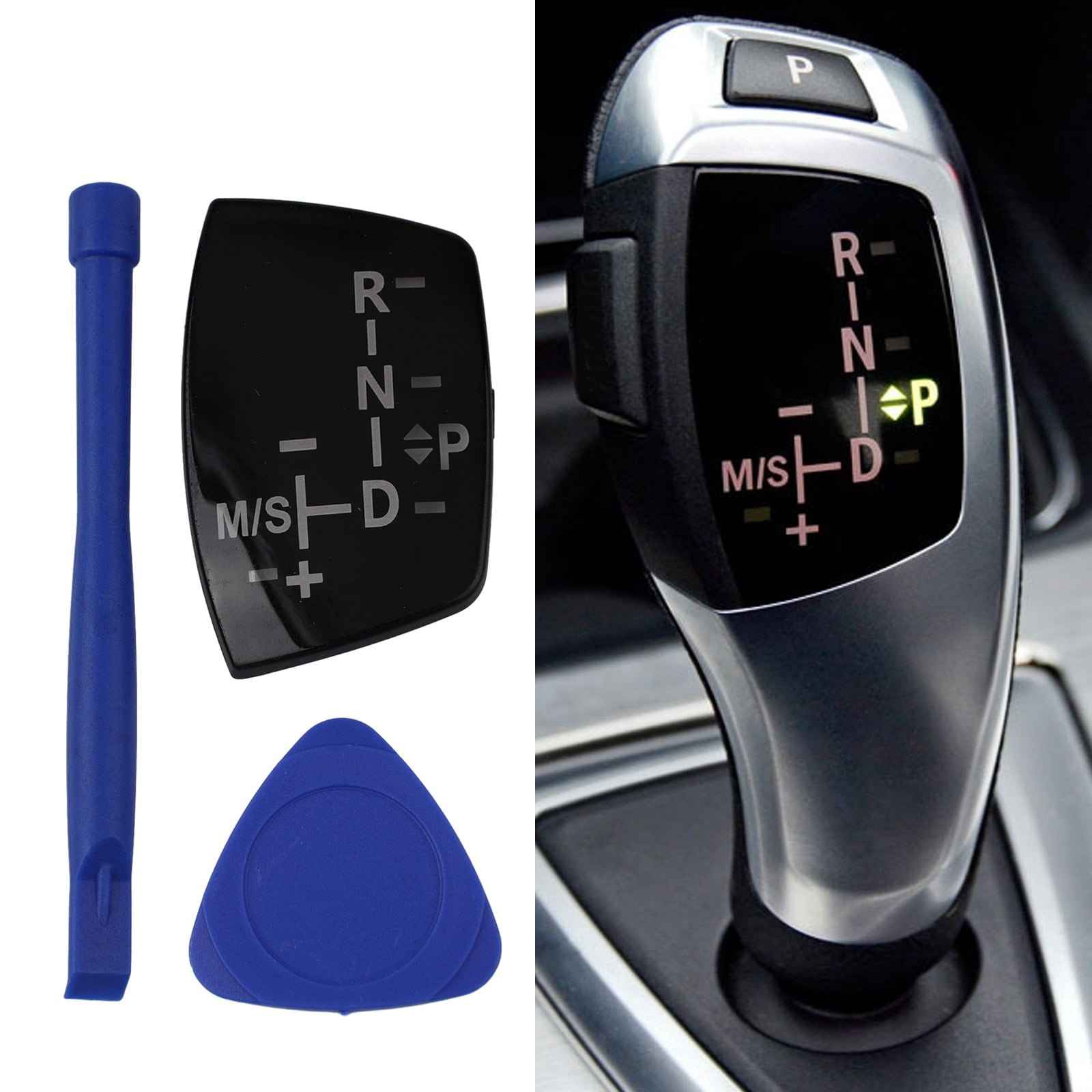 Coconut Ok Gear Shift Knob Panel Trim Cover Cap for Bmw F01 F10 F30 F35 ...