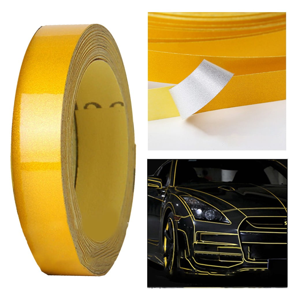 Coconut Ok Lining Reflective Vinyl Wrap Film Car Sticker Decal 15Mm X 10Meter - Walmart.com