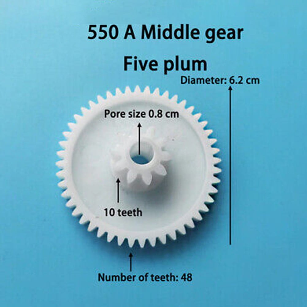 Coconut Ok Plastic Gears for Kids Electric Rc Car 550 and 390 Gearbox ...