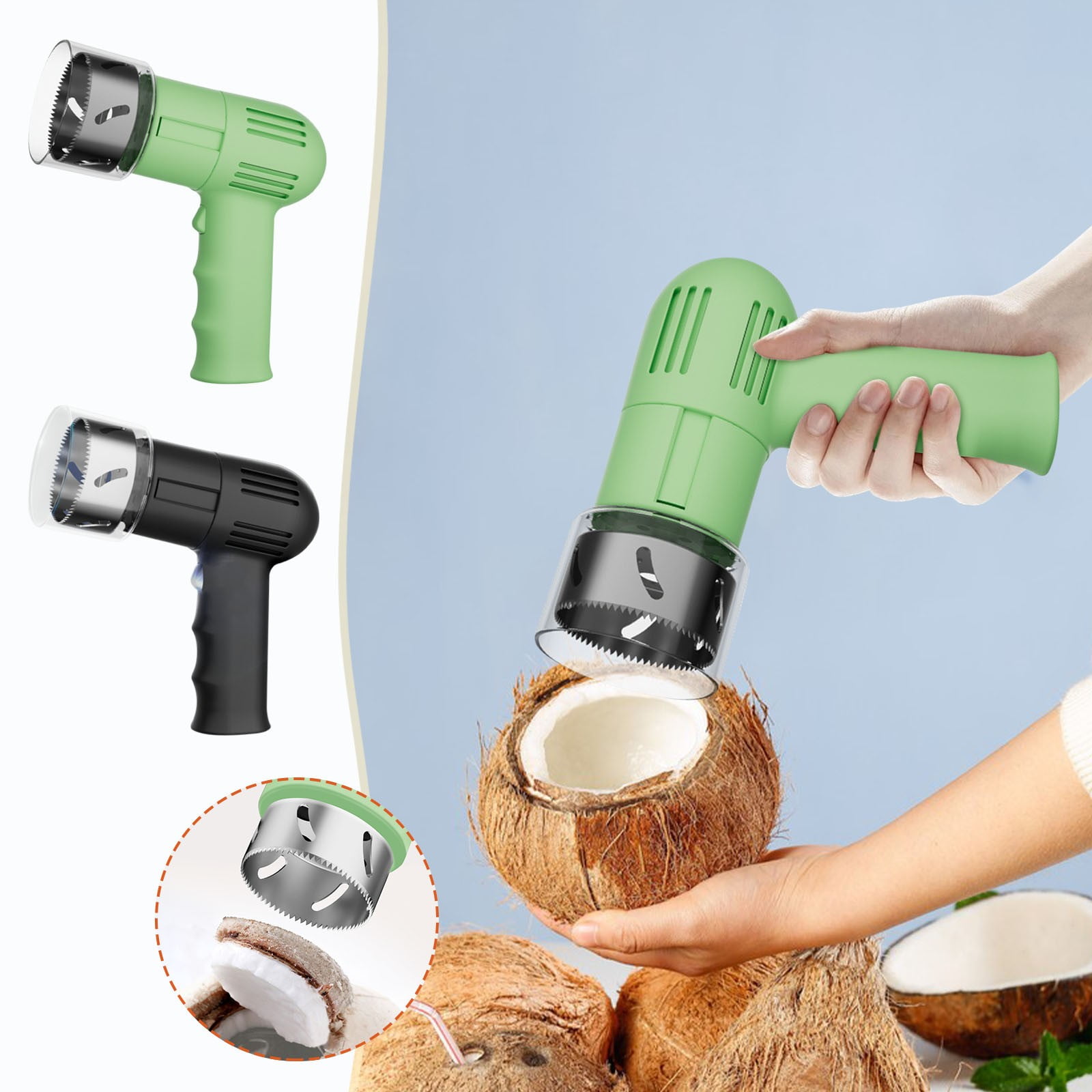 Coconut Opener,Coconut Bottle Opener,Water Opener Tool,Comfortable ...