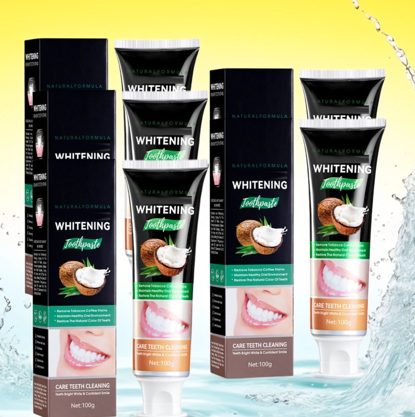 Coconut & Orange Toothpaste for Whitening and Tartar Removal – Freshens ...