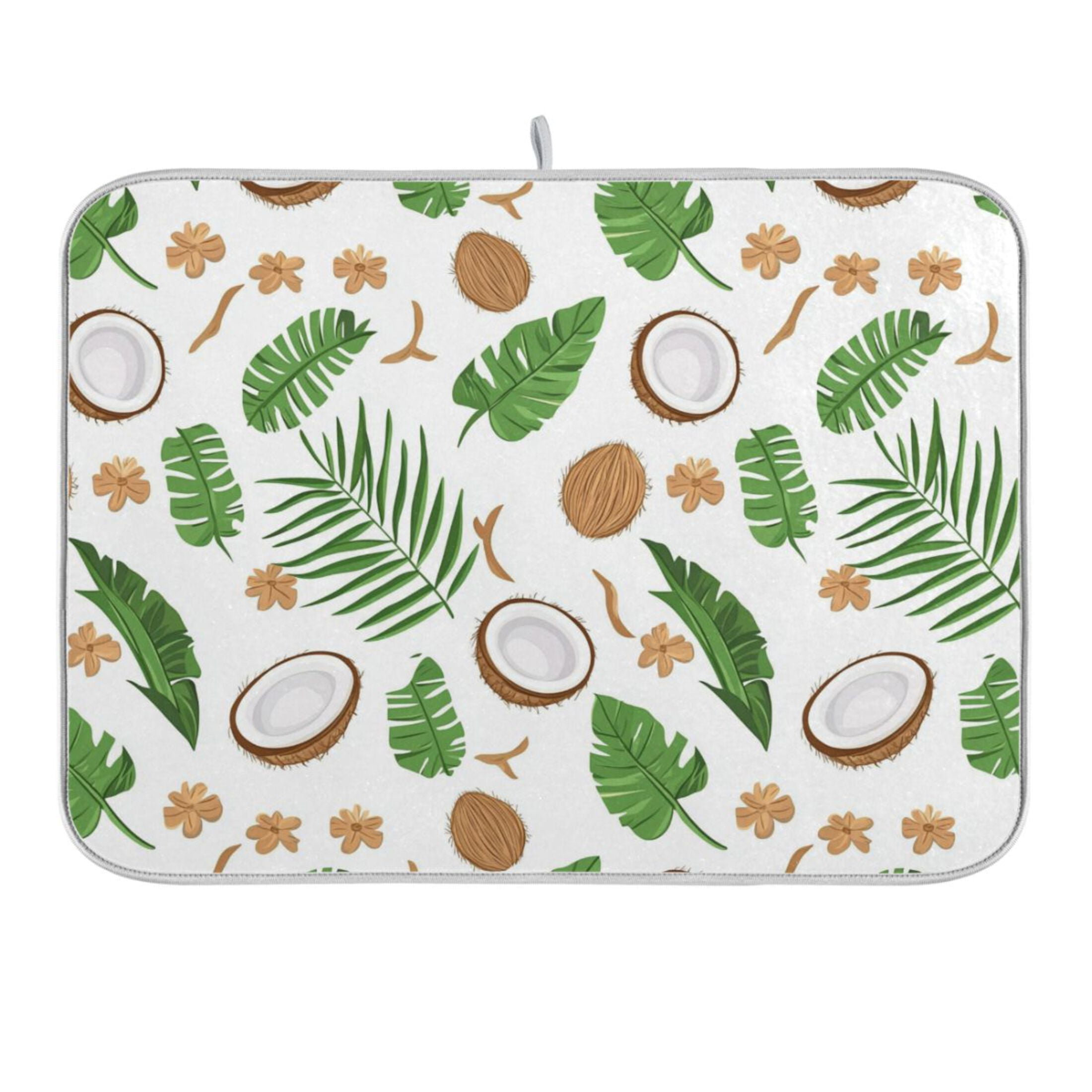Coconut and Palm Leaf Drying Mat for Kitchen Counter 18x24 In Absorbent ...