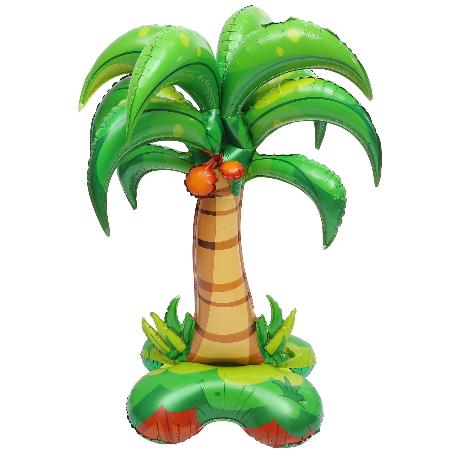 Coconut Palm Shaped Inflatable Balloon Hawaiian Party Large Size Foil ...