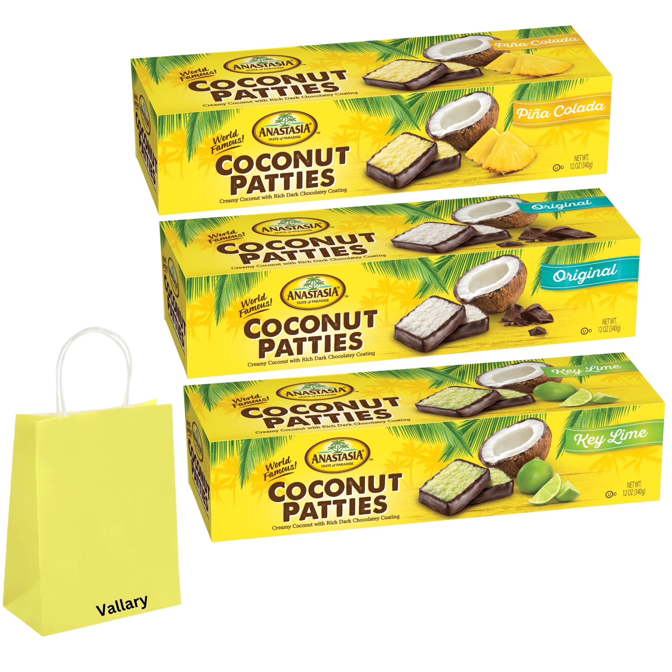 Coconut Patties, Chocolate, Anastasia Coconut Patties Original, key ...