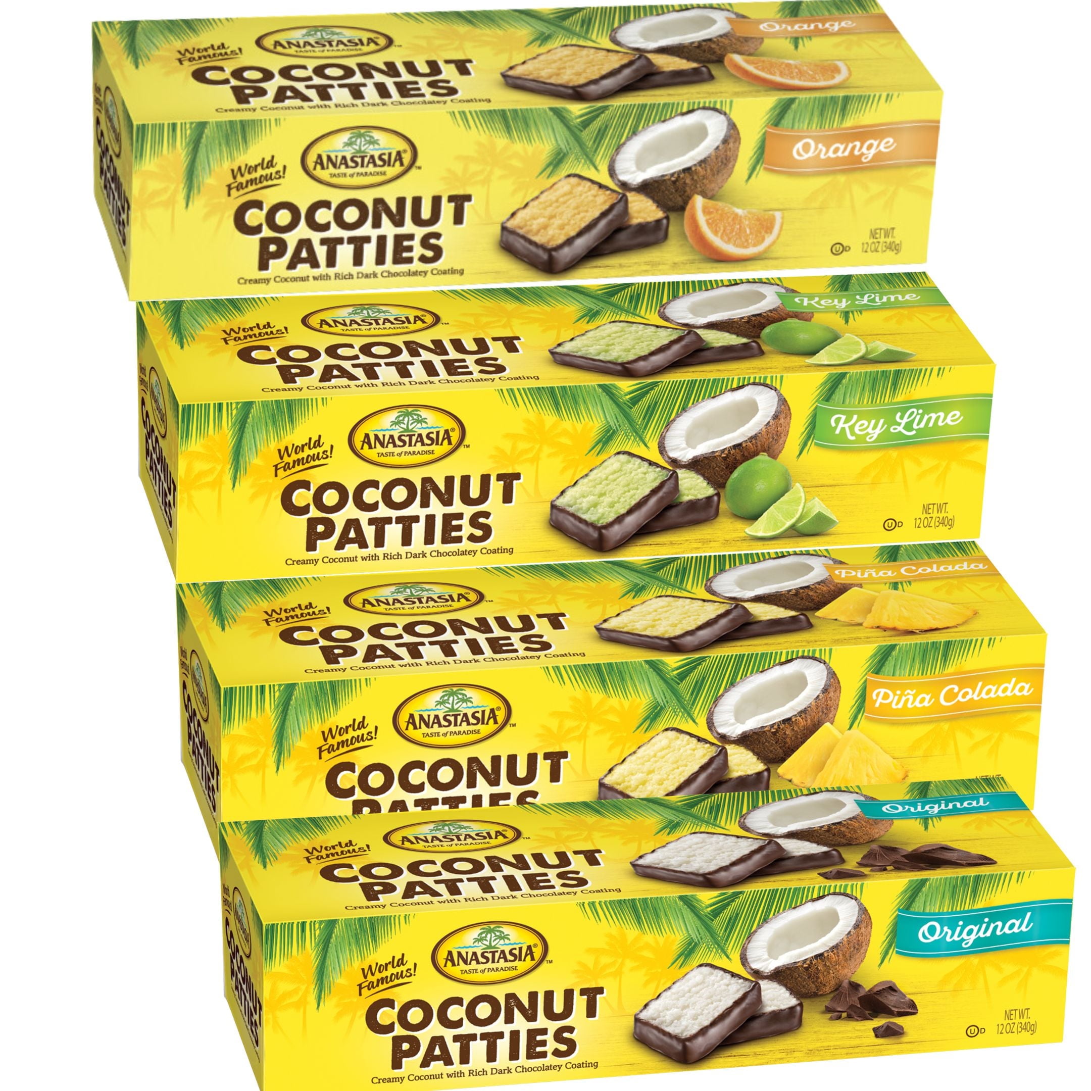 Coconut Patties, Chocolate, Anastasia Coconut Patties Original, Coconut ...