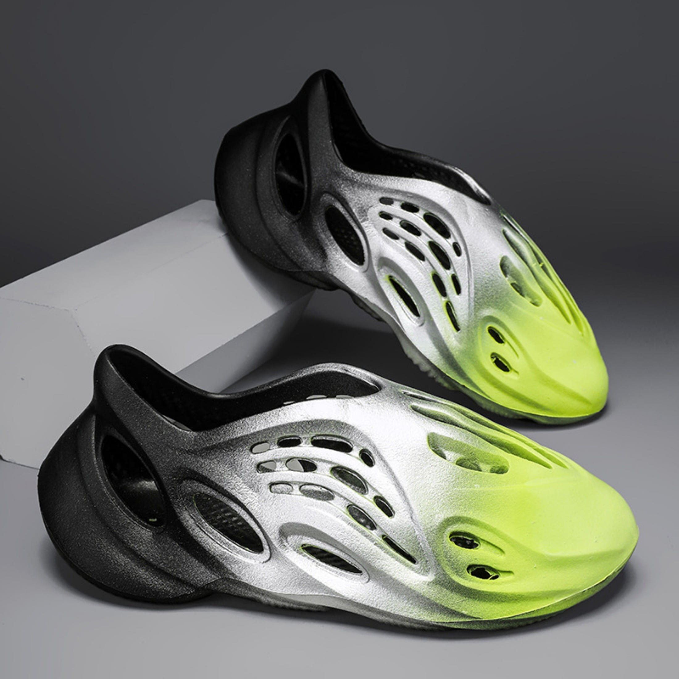 Coconut Perforated Sandals Summer Casual Slippers Beach Walking Shoes ...