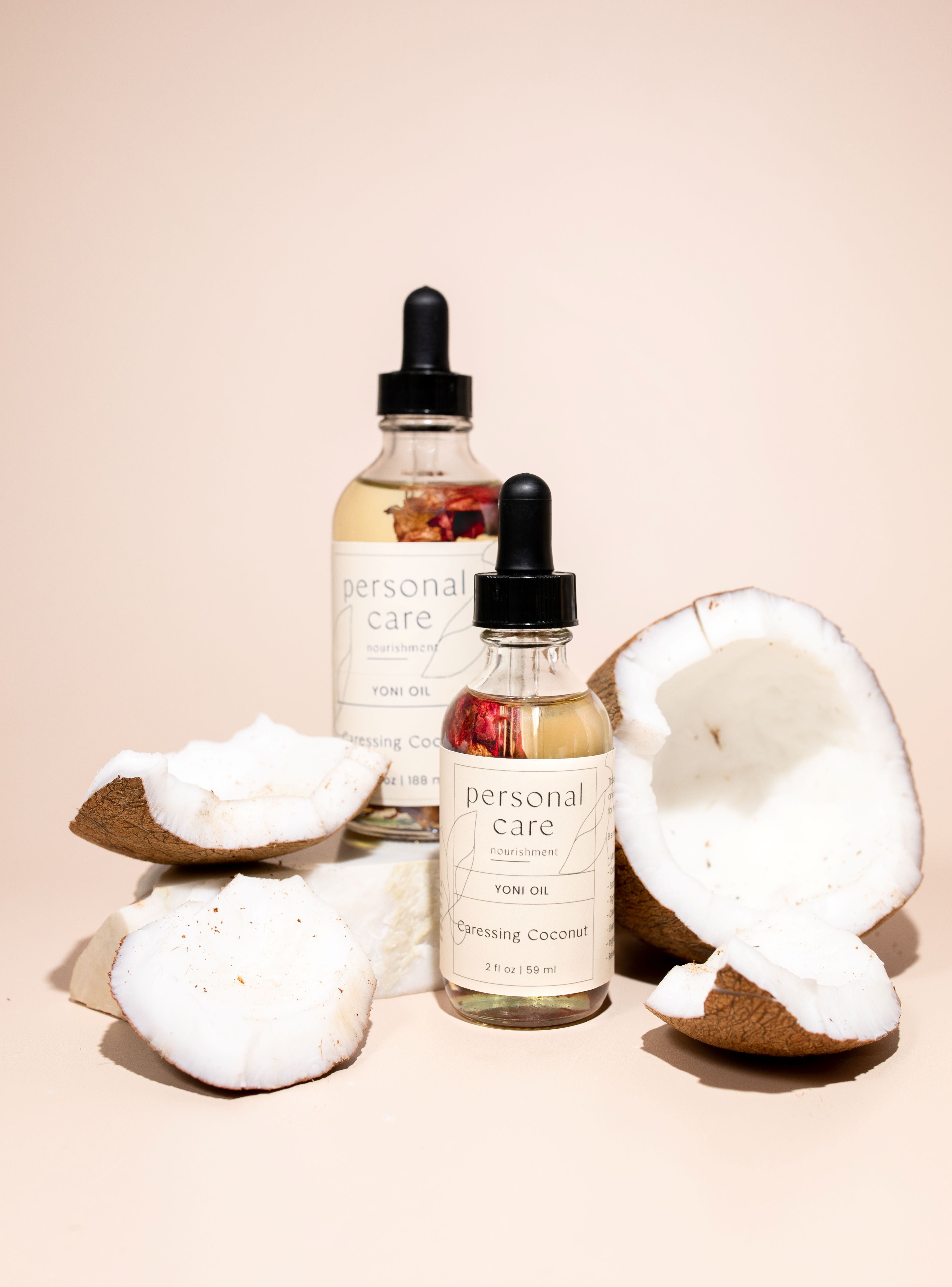 Coconut Scented Yoni Vaginal Oil - 100% Natural Oil for Vaginal Health ...