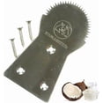 Coconut Scraper Grater Stainless Steel Shredder Serrated Grinder Blade ...